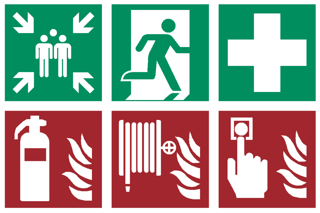Flucht Und Rettungsplan Symbole Download Kostenlos